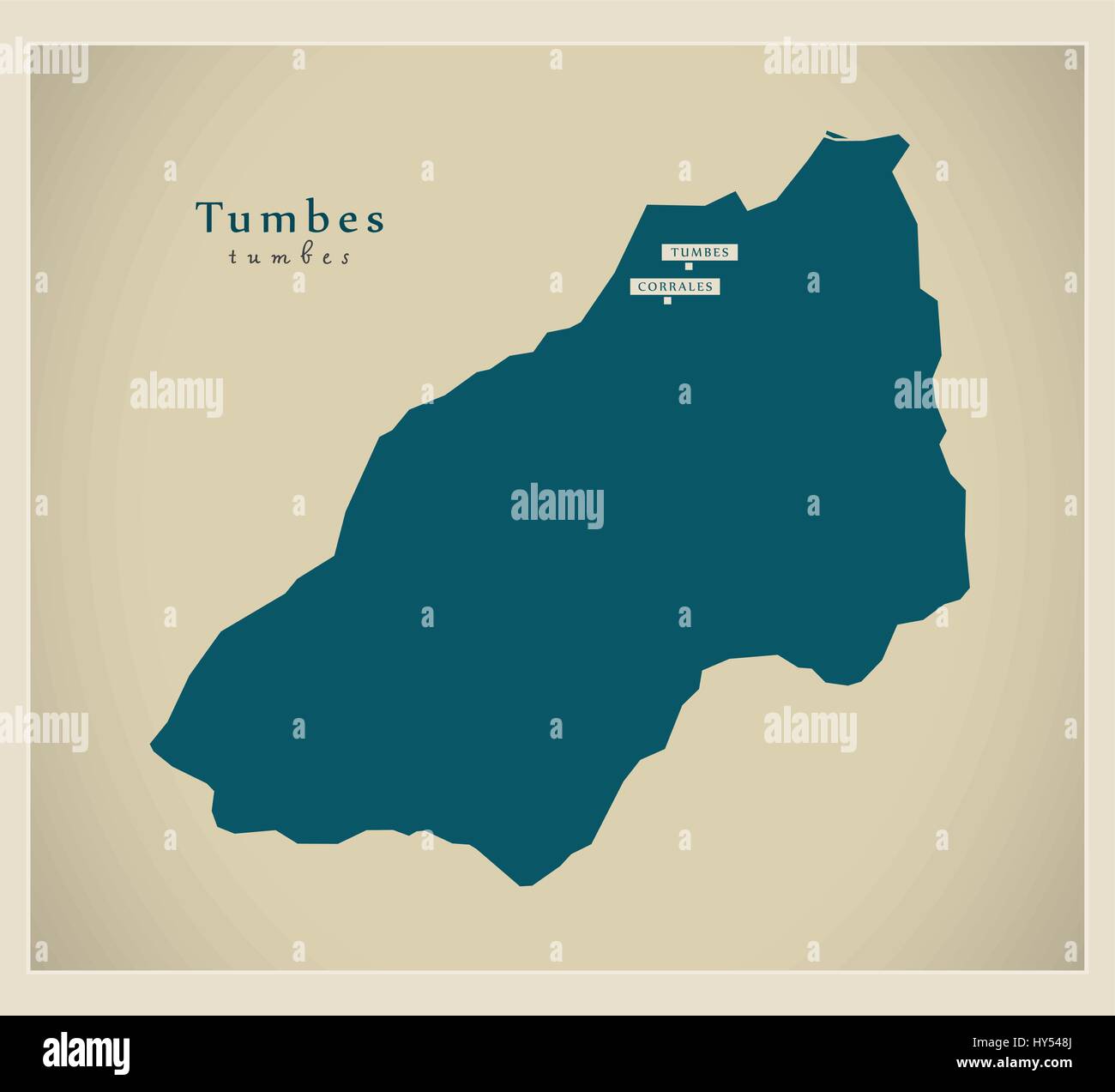 Tumbes map hi-res stock photography and images - Alamy