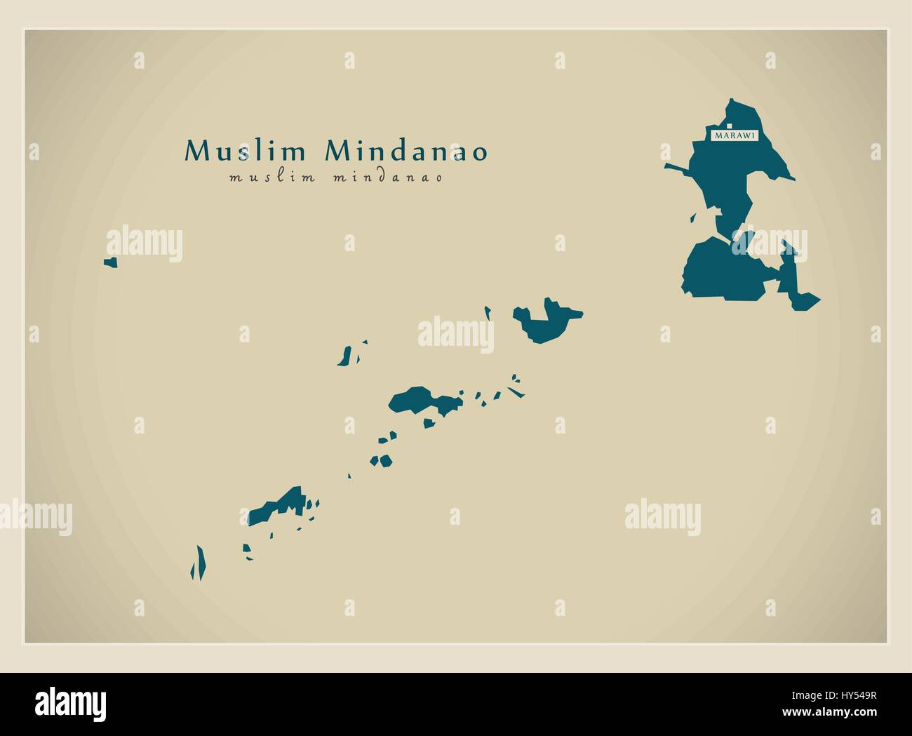 Map of mindanao hi-res stock photography and images - Alamy