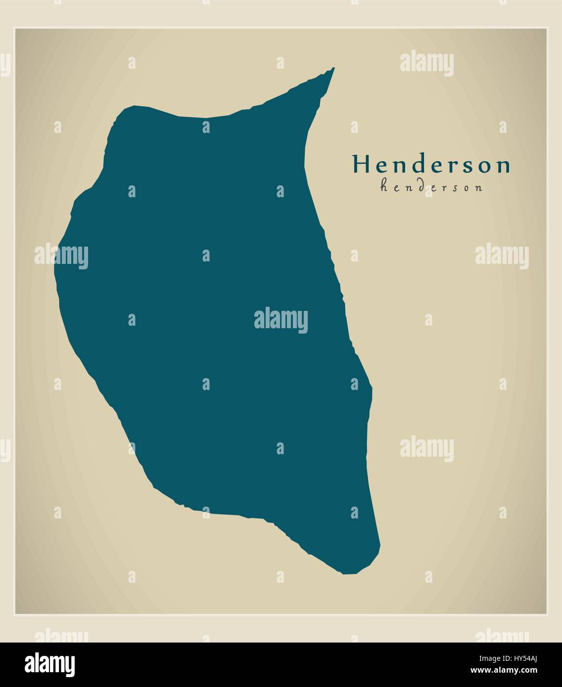Modern Map - Henderson PN Stock Vector Image & Art - Alamy