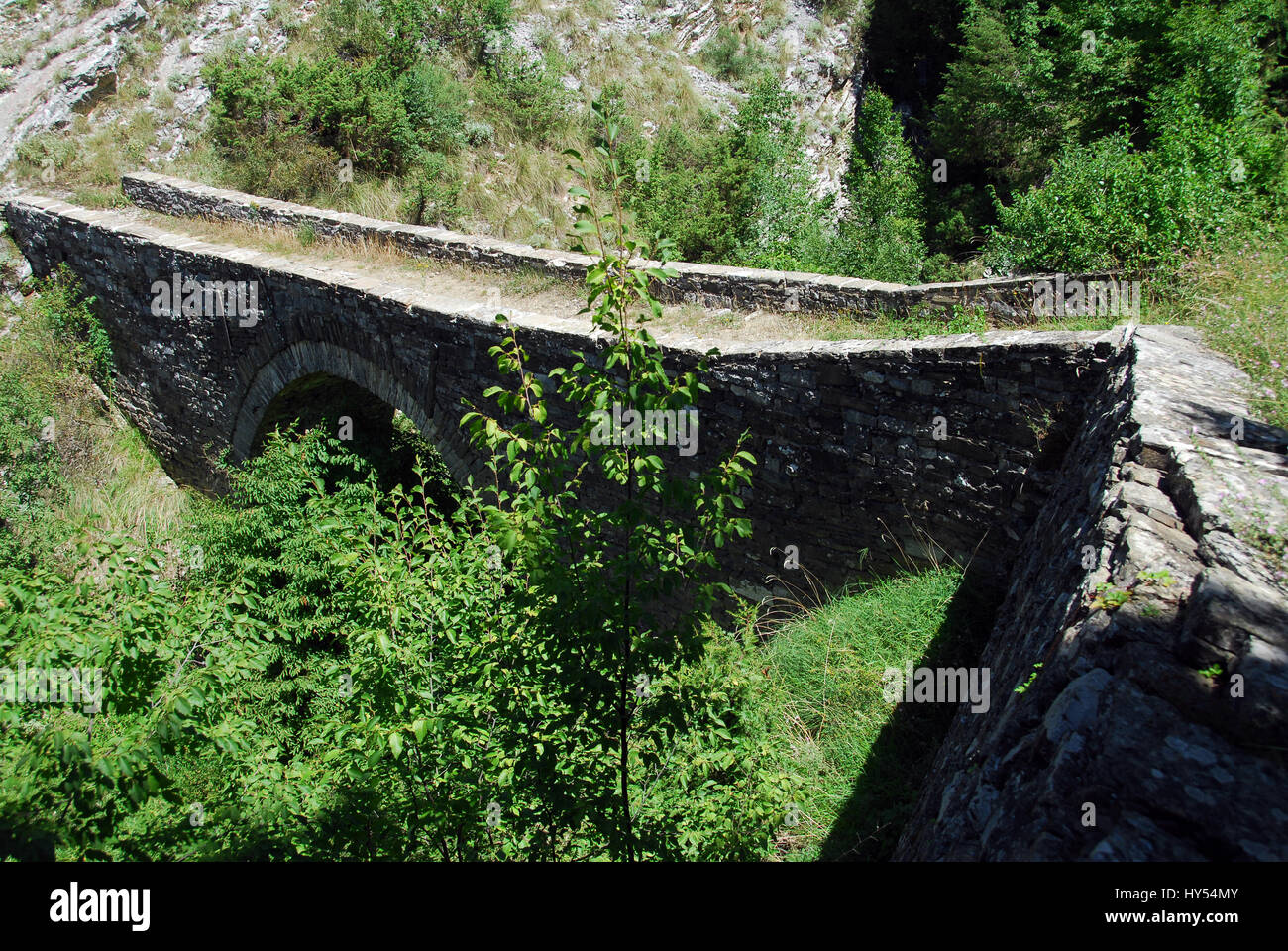 The giant stone steps of Vradeto village and the Beloi viewpoint 0f ...