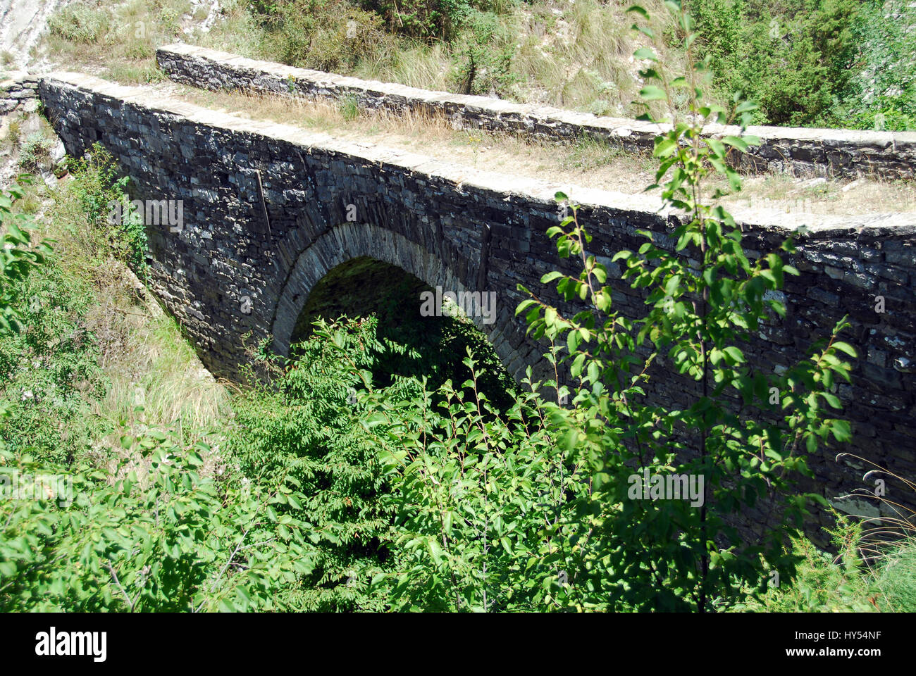 The giant stone steps of Vradeto village and the Beloi viewpoint 0f ...