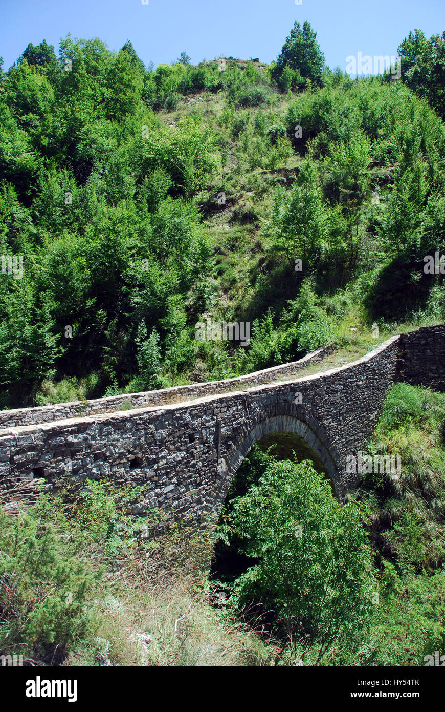 The giant stone steps of Vradeto village and the Beloi viewpoint 0f ...