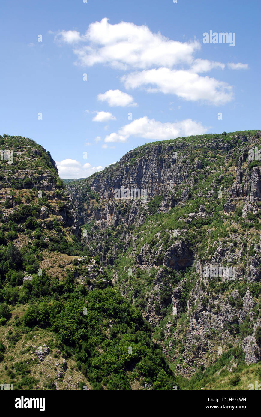 The giant stone steps of Vradeto village and the Beloi viewpoint 0f ...