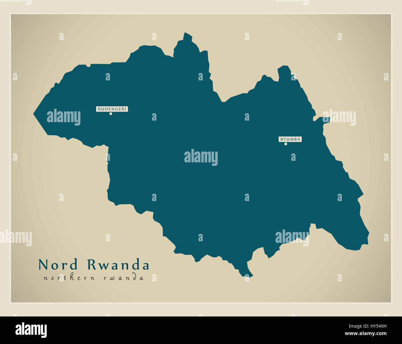 Map of rwanda Stock Vector Images - Alamy