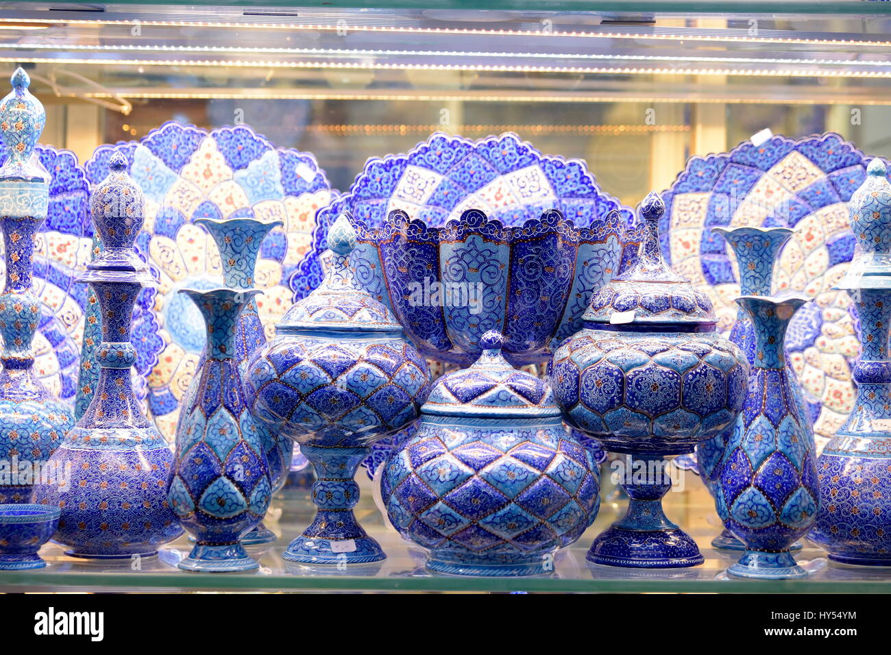 Handicraft made in Esfahan, Isfahan Grand Bazaar, Naqsh-e Jahan Square ...