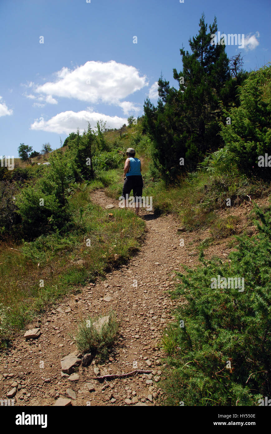 The giant stone steps of Vradeto village and the Beloi viewpoint 0f ...