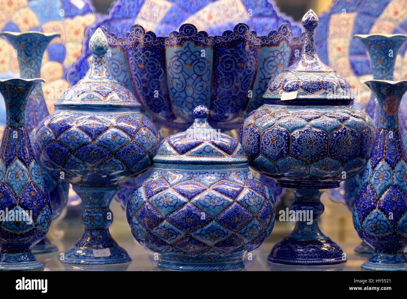 Handicraft made in Esfahan, Isfahan Grand Bazaar, Naqsh-e Jahan Square ...