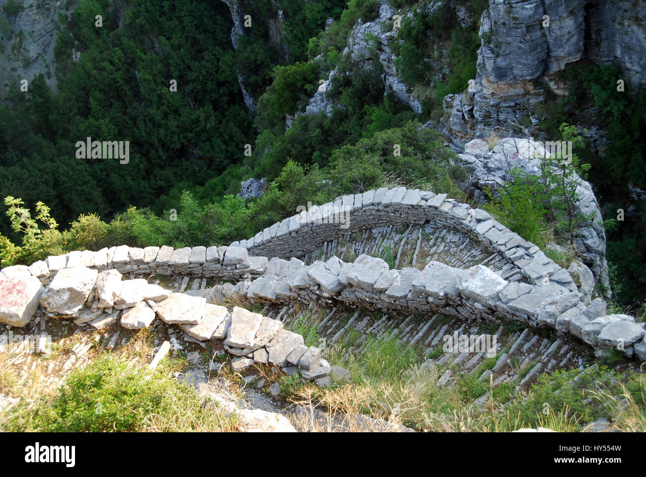 Staircase at vradeto village hi-res stock photography and images - Alamy