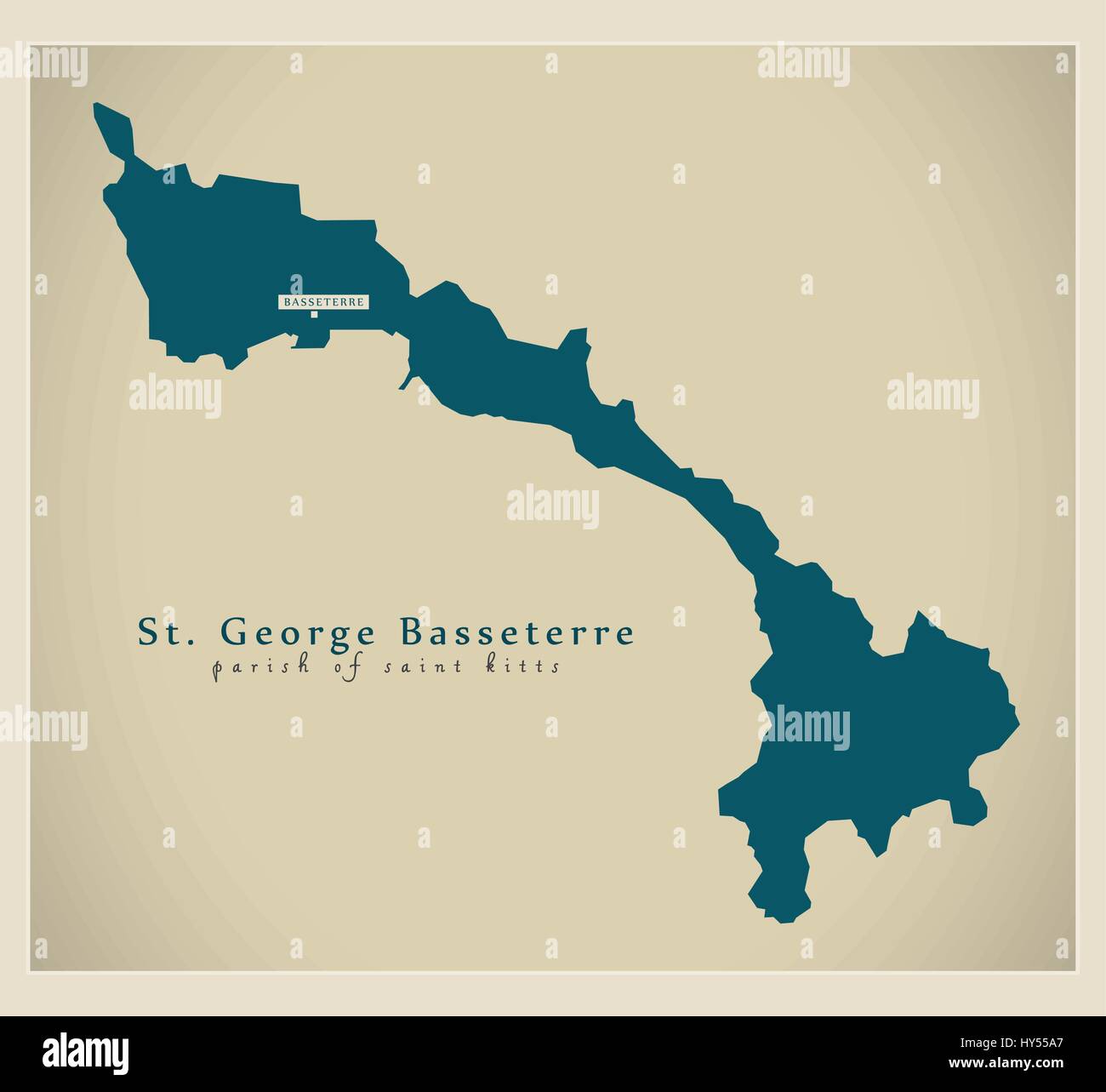 Saint george basseterre parish Stock Vector Images - Alamy