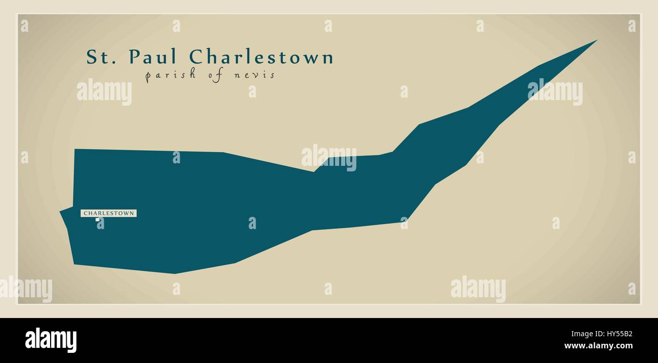 Map of charlestown hi-res stock photography and images - Alamy