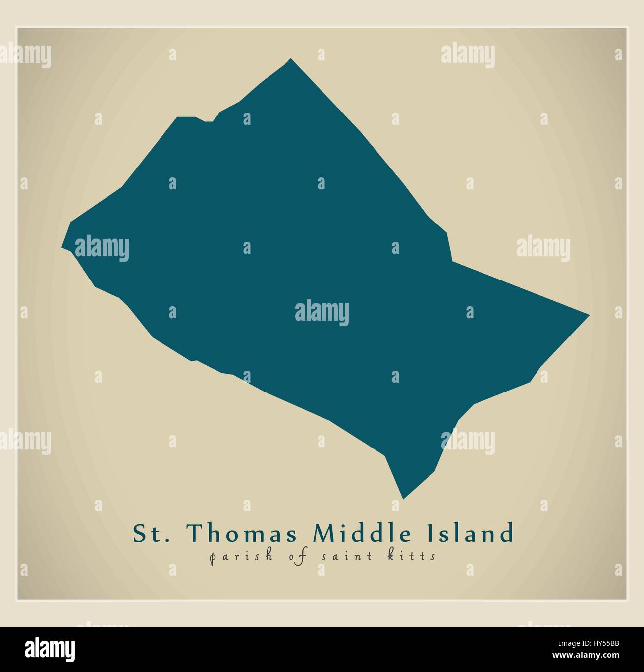 St thomas map hi-res stock photography and images - Alamy