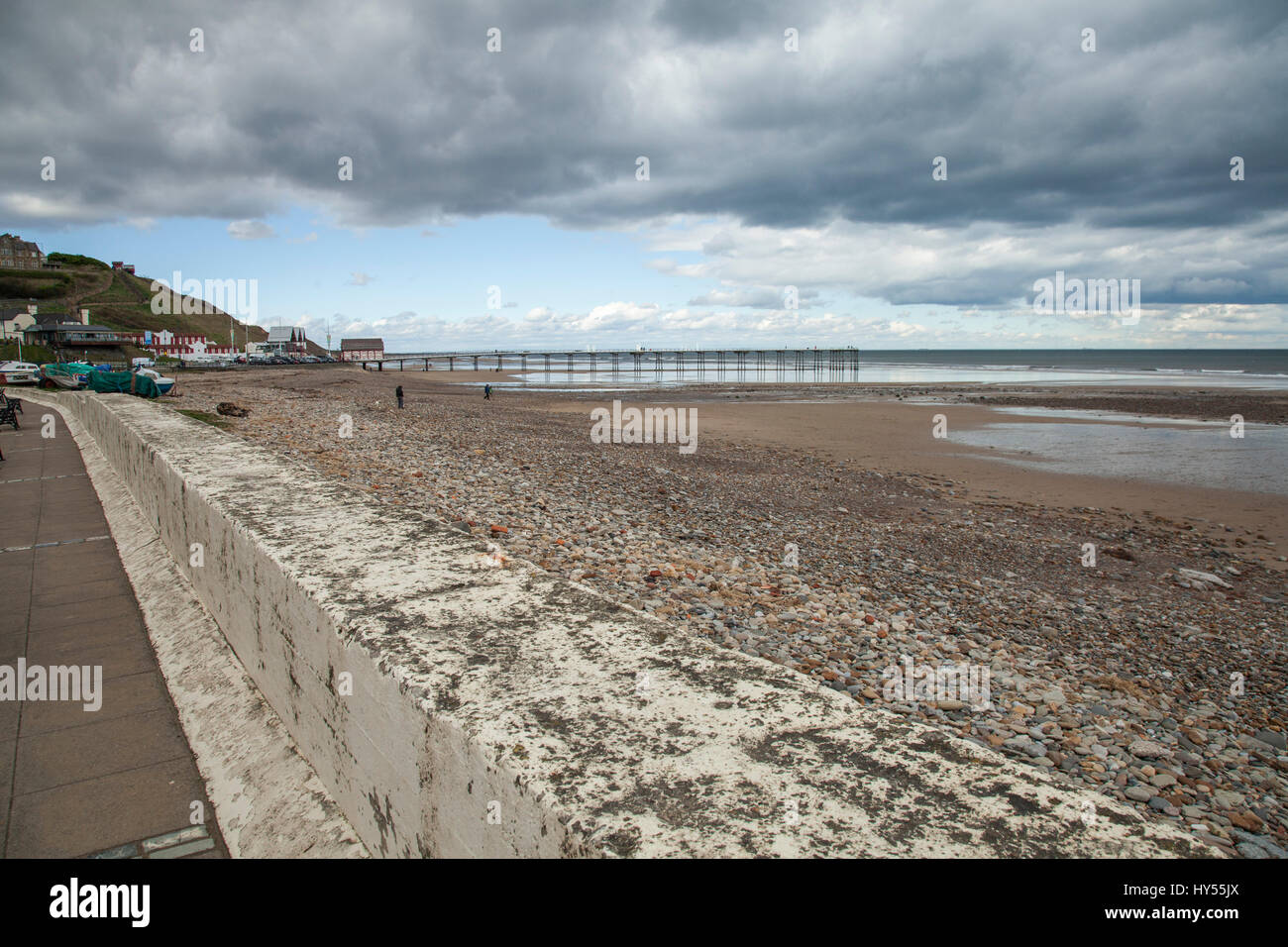 The seafront and esplanade at Saltburn,England,UK Stock Photo - Alamy