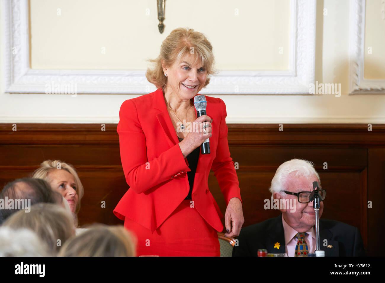 Anna Sebba at the Oldie Literary Lunch Stock Photo - Alamy