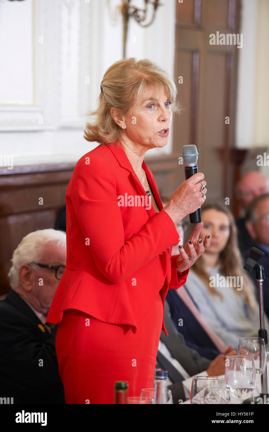 Anna Sebba at the Oldie Literary Lunch Stock Photo - Alamy