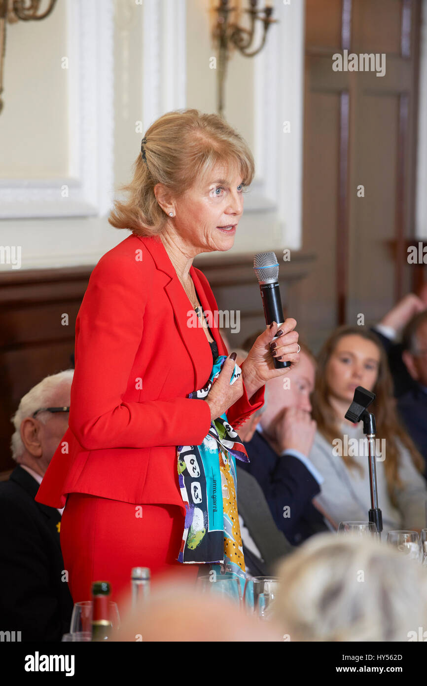 Anna Sebba at the Oldie Literary Lunch Stock Photo - Alamy