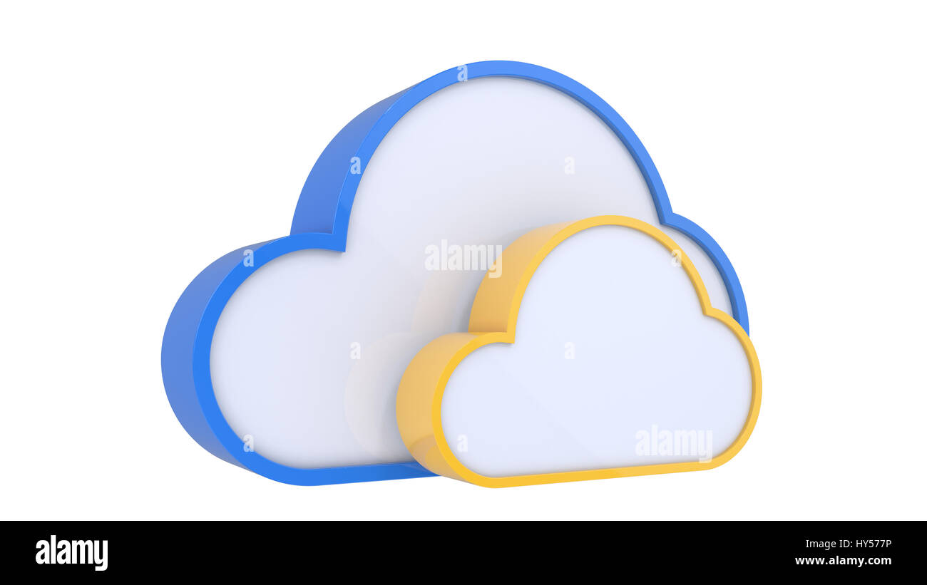 White cloud storage system hi-res stock photography and images - Alamy