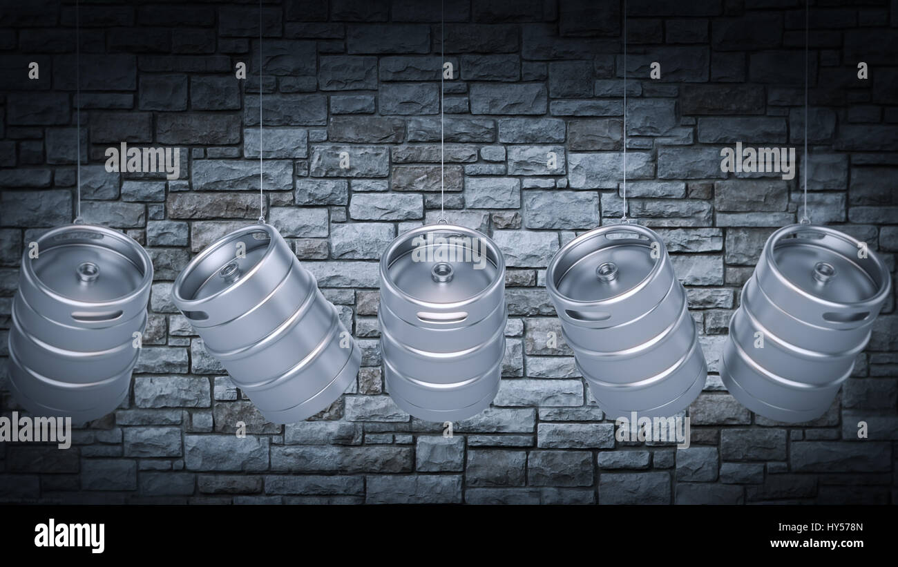 Metal Beer Keg Stock Photo - Alamy