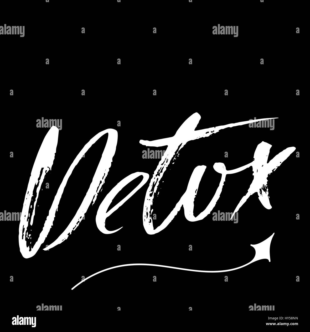 Inscription brushed Stock Vector Images - Alamy