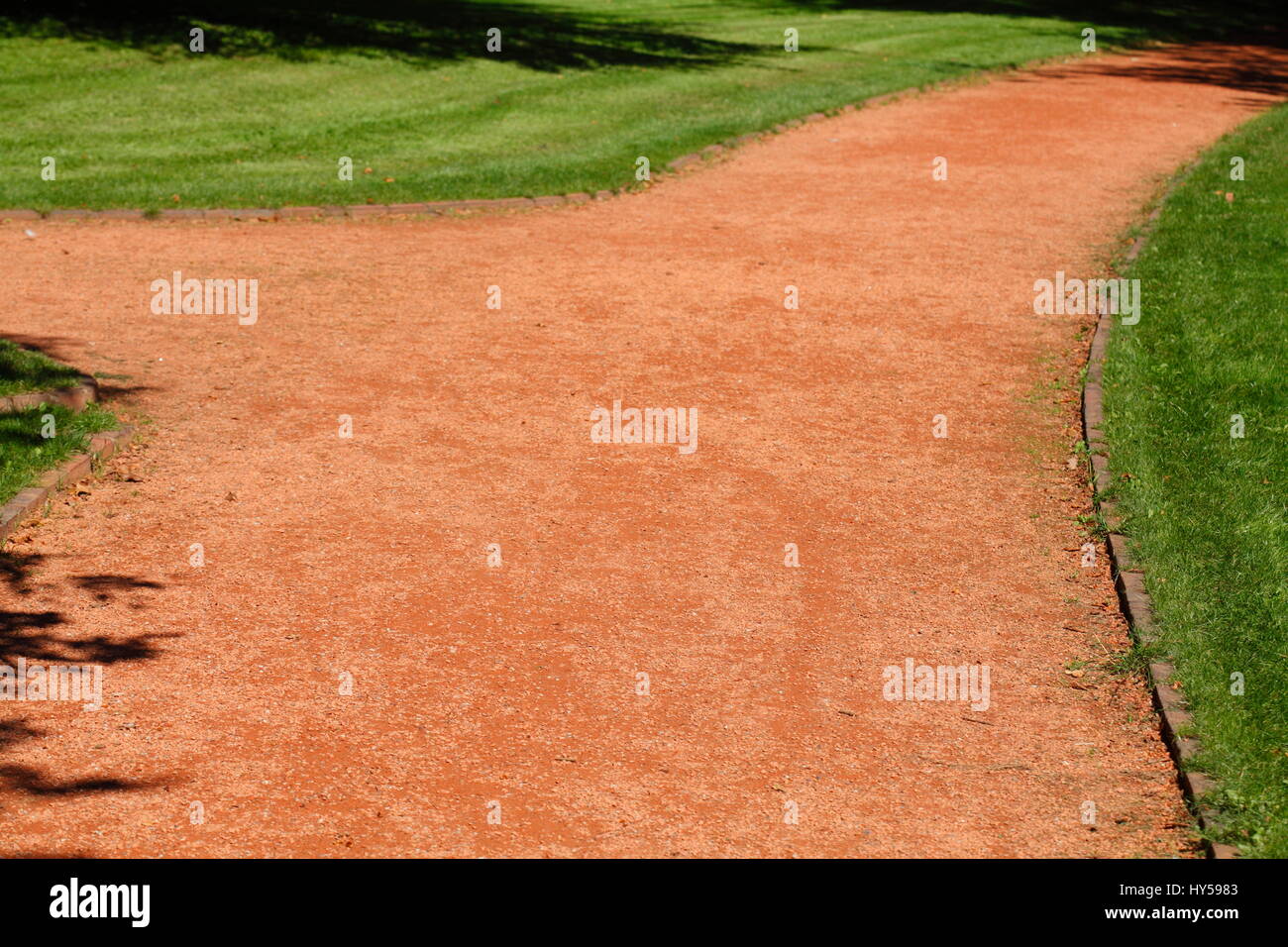 Red Walk in a Park Stock Photo - Alamy