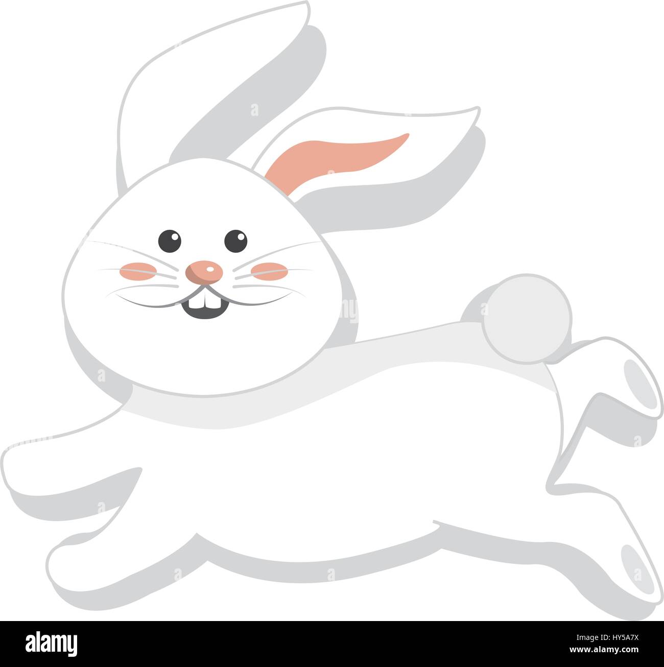 Rabbit Running Illustration High Resolution Stock Photography and ...