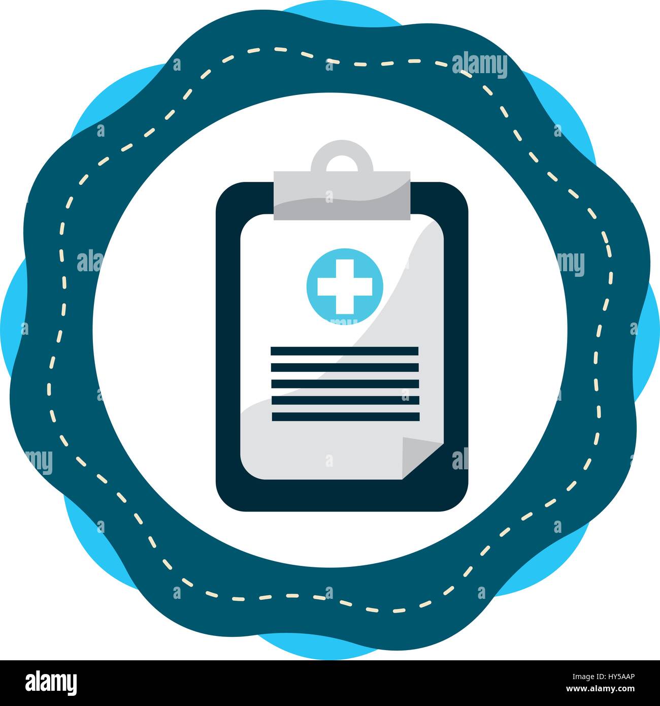 sticker hospital prescription pad icon Stock Vector Image & Art - Alamy