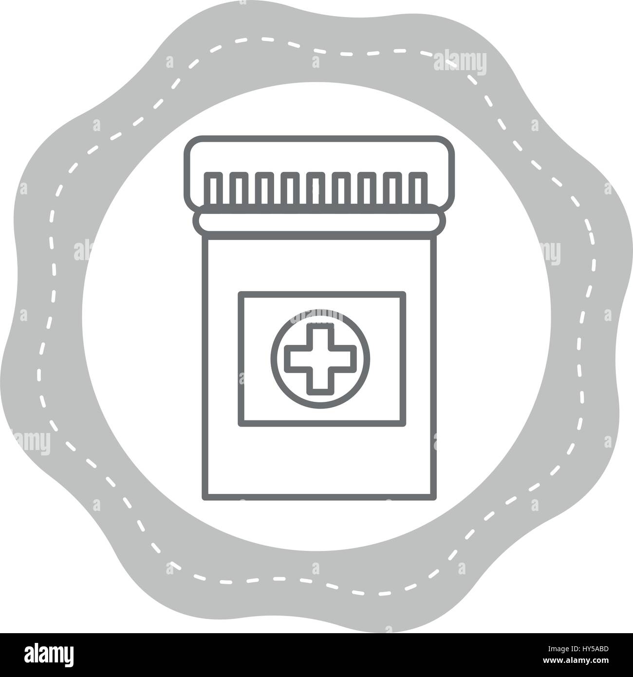 figure sticker medical care drugs treatment medicine Stock Vector Image ...