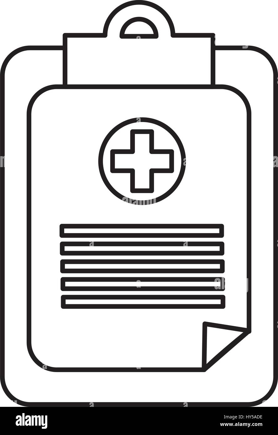 figure hospital prescription pad icon Stock Vector Image & Art - Alamy