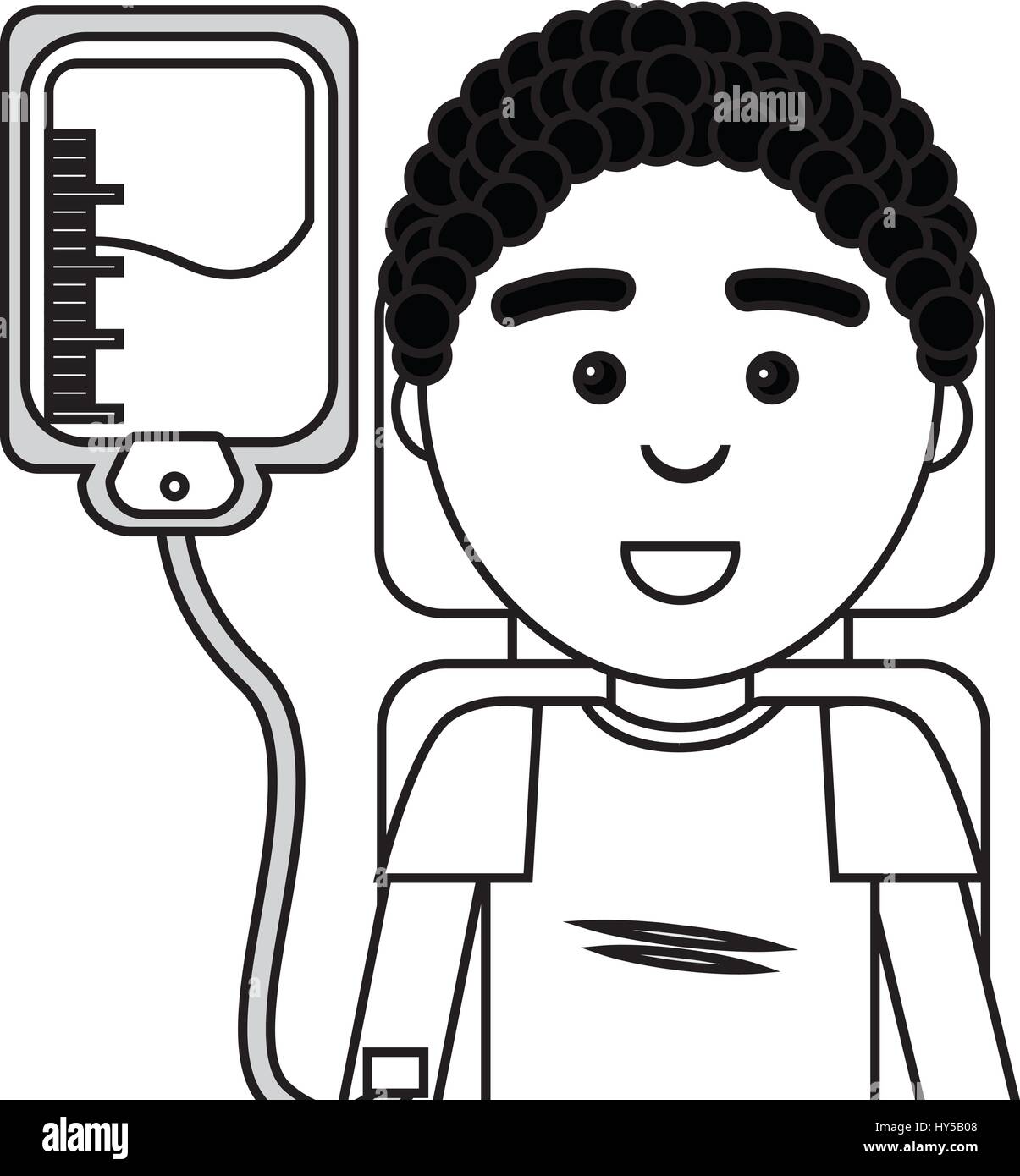 figure man donating blood icon Stock Vector Image & Art - Alamy