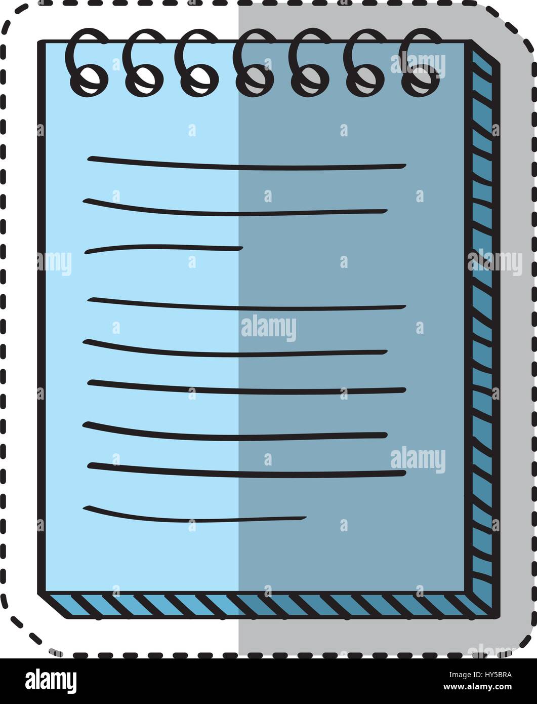 notebook paper document icon vector illustration design Stock Vector ...