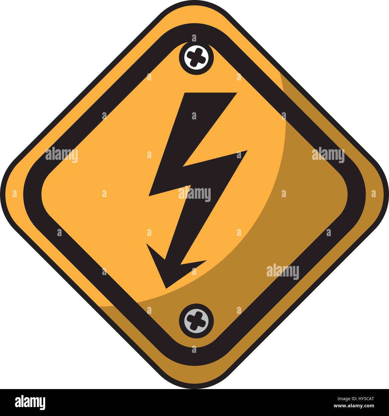 diamond caution sign icon vector illustration design Stock Vector Image ...