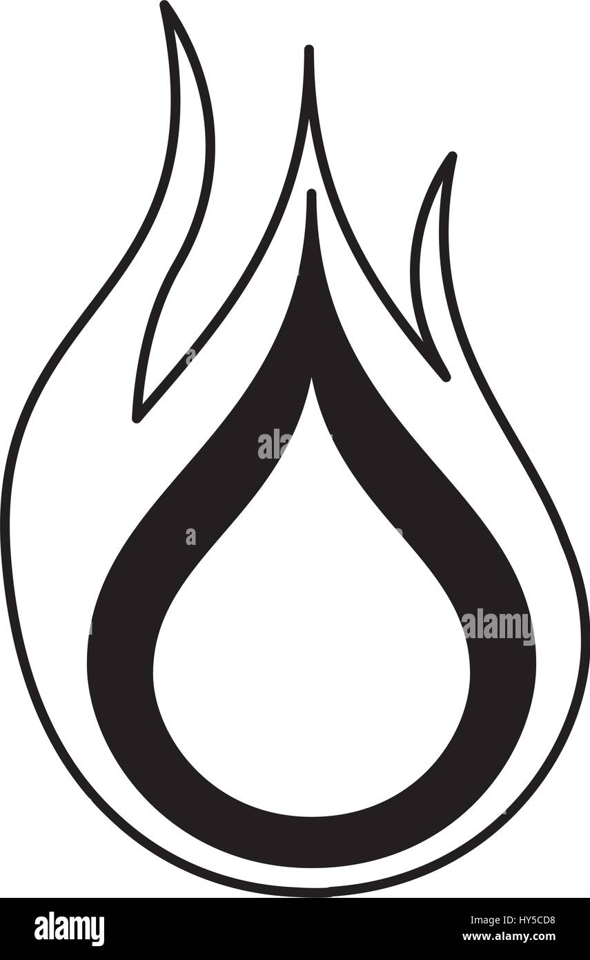Candle Flame Stencil