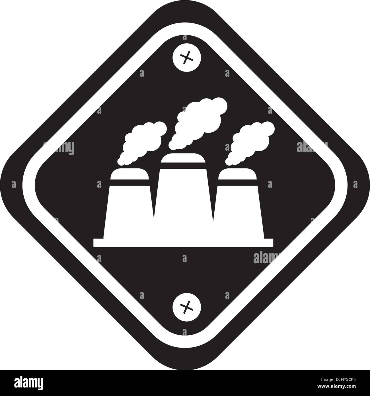 diamond caution sign icon vector illustration design Stock Vector Image ...