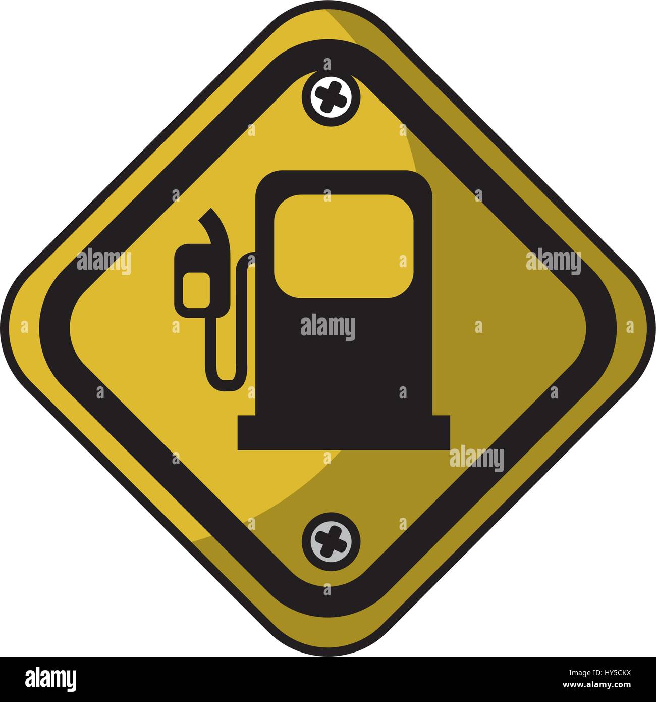 diamond caution sign icon vector illustration design Stock Vector Image ...