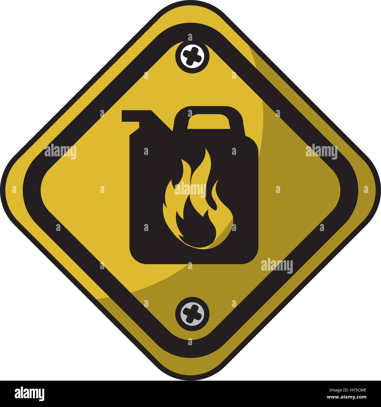 diamond caution sign icon vector illustration design Stock Vector Image ...