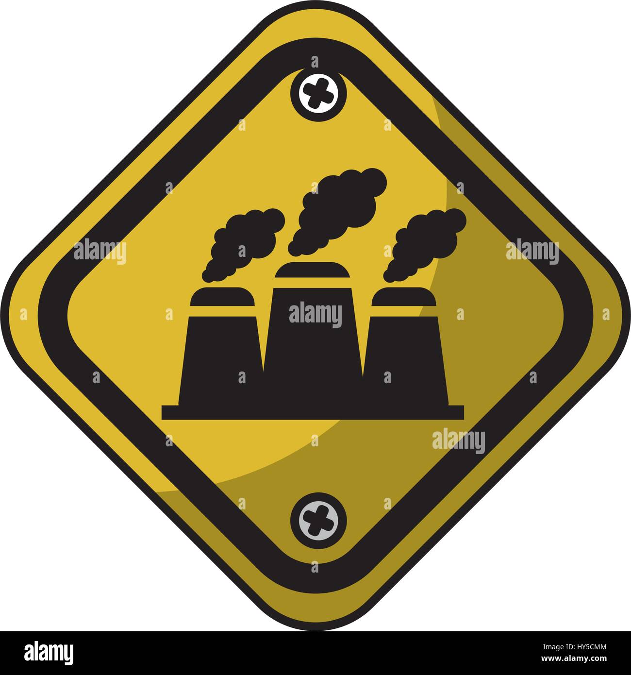 diamond caution sign icon vector illustration design Stock Vector Image ...