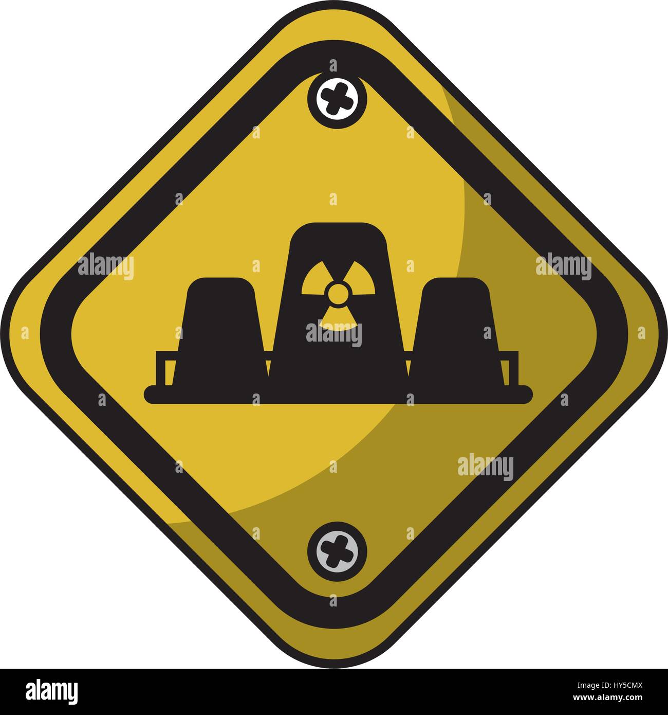diamond caution sign icon vector illustration design Stock Vector Image ...