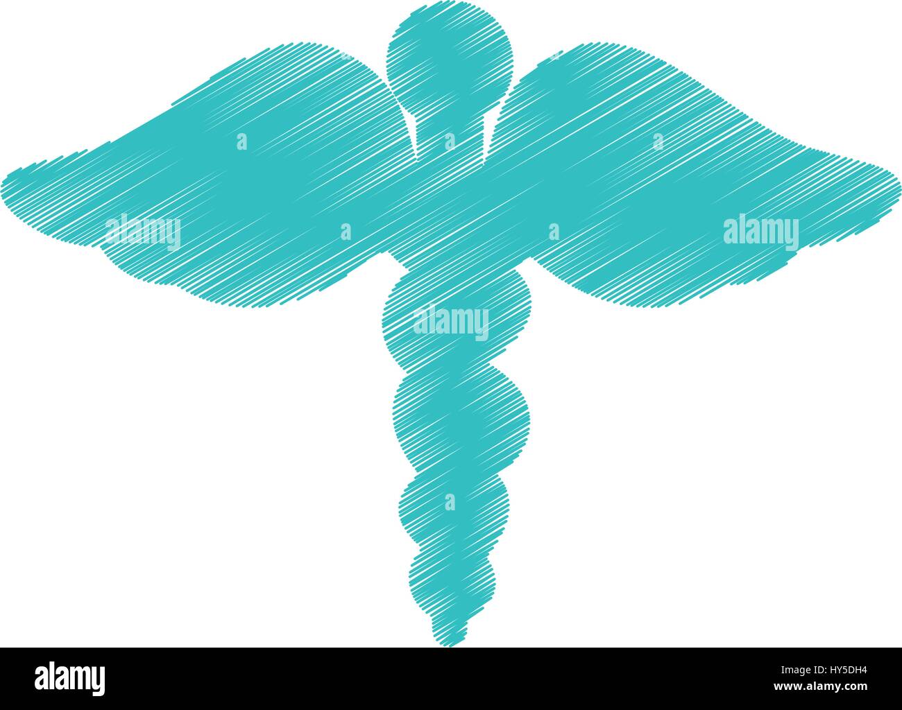 caduceus symbol isolated icon vector illustration design Stock Vector ...