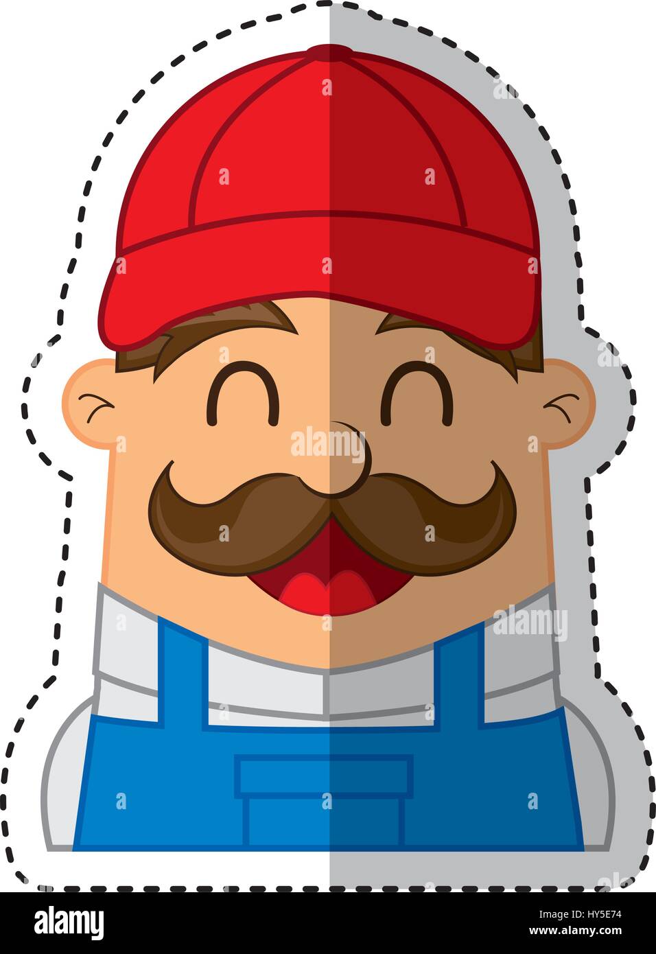 Mechanic avatar character icon hi-res stock photography and images - Alamy
