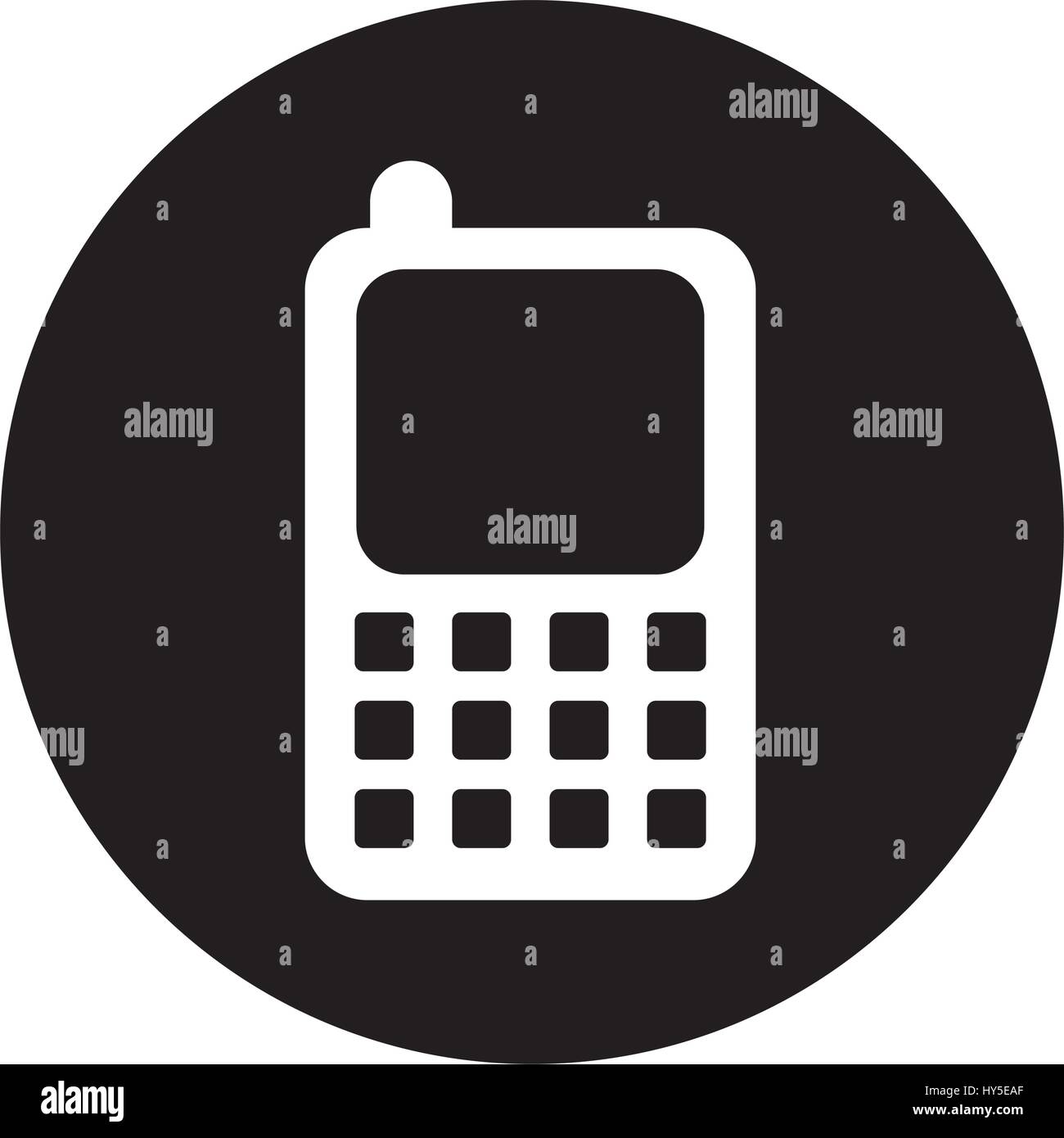 cellphone device isolated icon Stock Vector Image & Art - Alamy