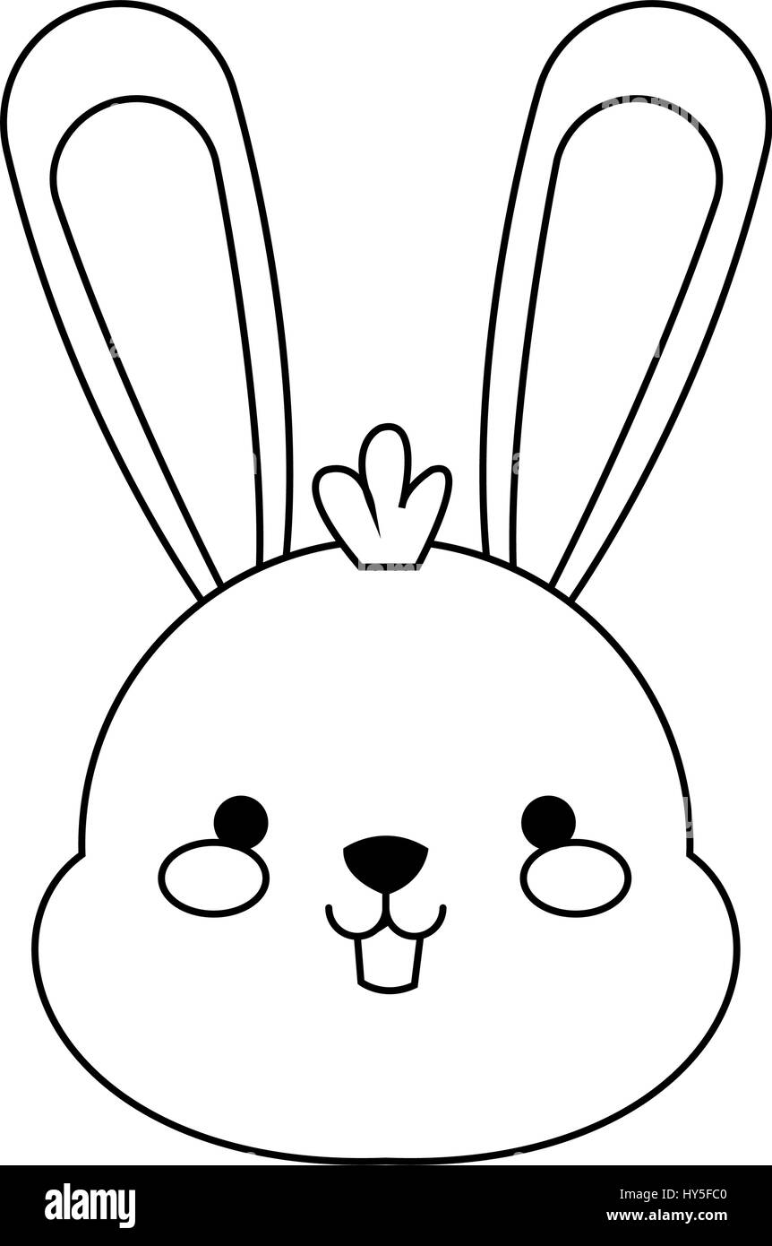 cute bunny icon Stock Vector Image & Art - Alamy