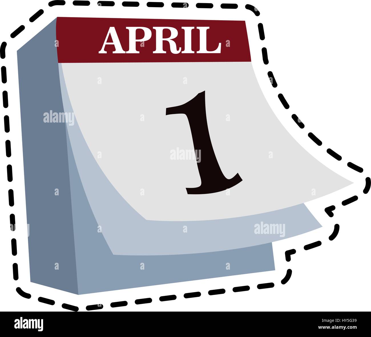 april 1 icon image Stock Vector Image & Art - Alamy