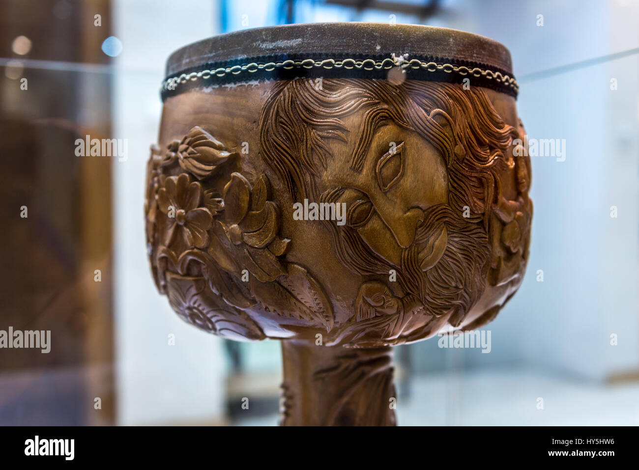 Tonbak drum instrument (also called tombak or tompak) in Museum of ...