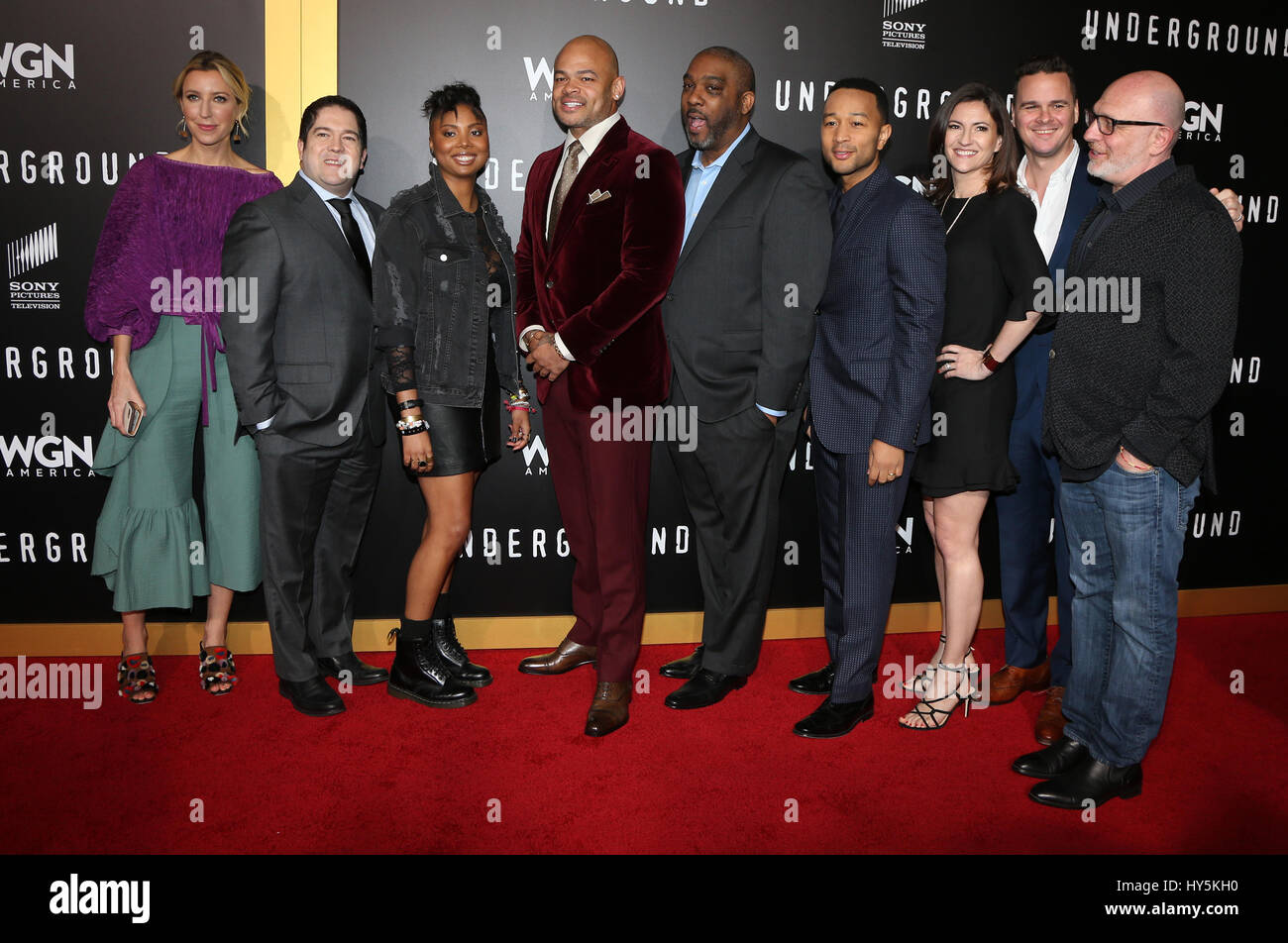 Premiere Of WGN America's Underground" Season 2 Featuring: The cast ...
