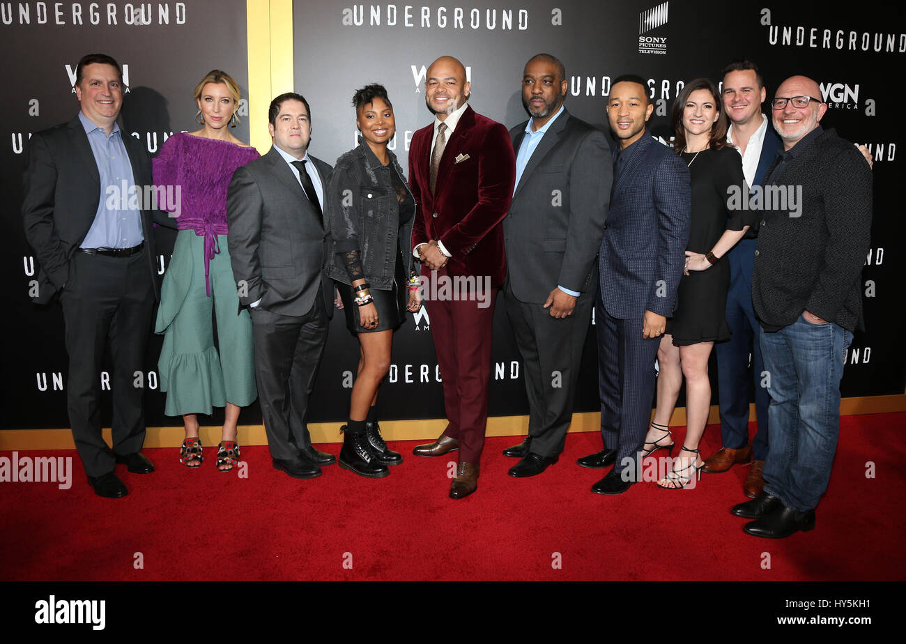 Premiere Of WGN America's Underground" Season 2 Featuring: The cast ...