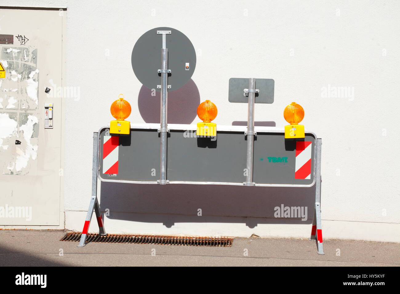 construction site sign Stock Photo - Alamy