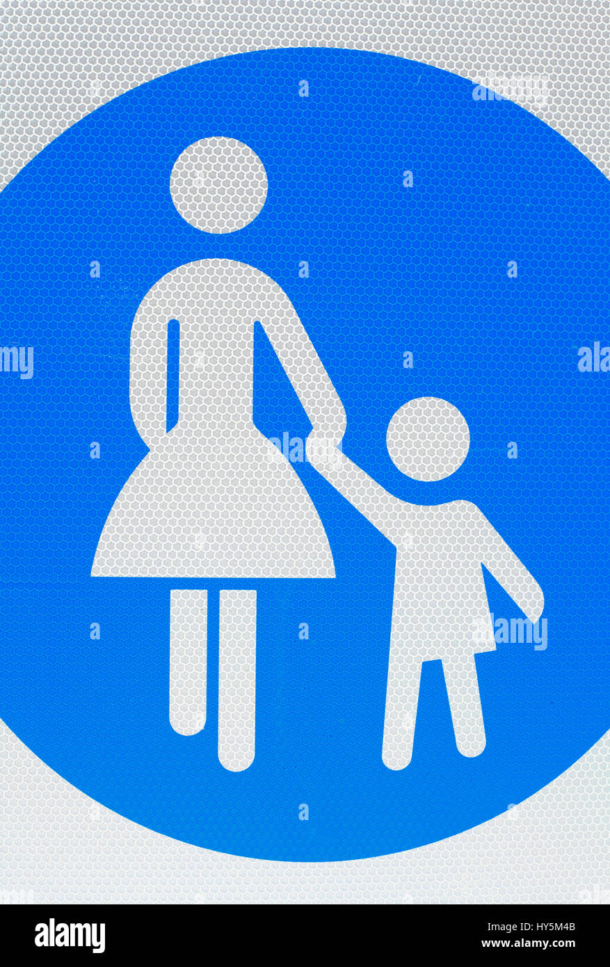 road sign pedestrian's way Stock Photo - Alamy