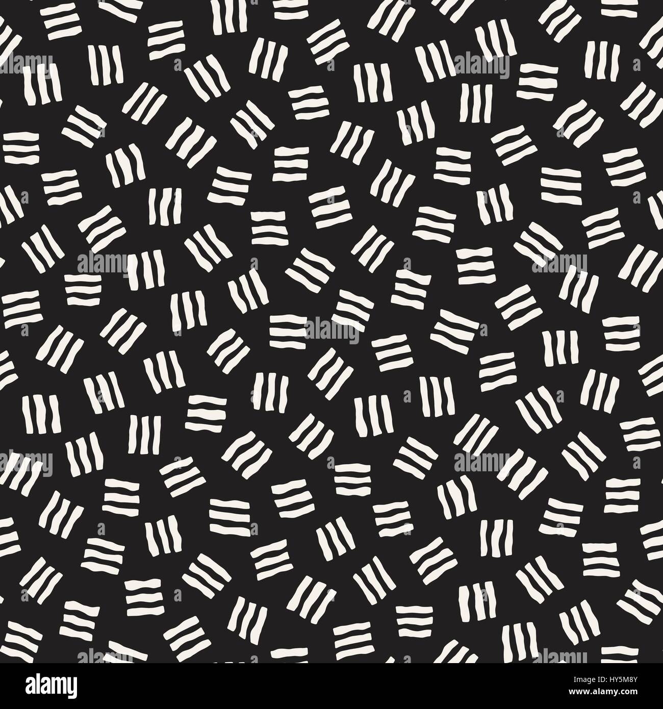 Vector Seamless Pattern. Abstract Background With Scattered Geometric ...