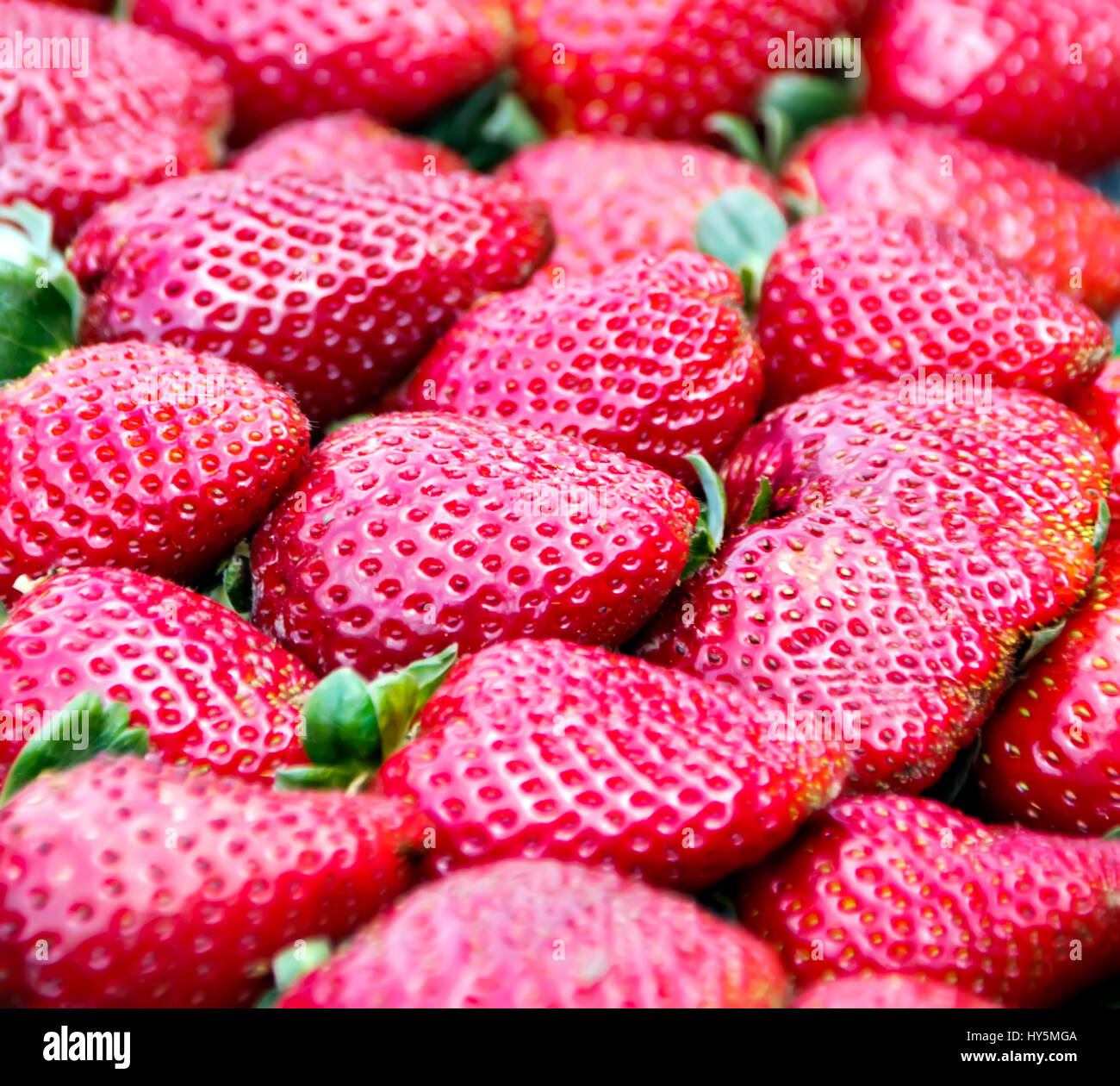Close-up fresh ripe red strawberries, background, wallpaper Stock Photo ...