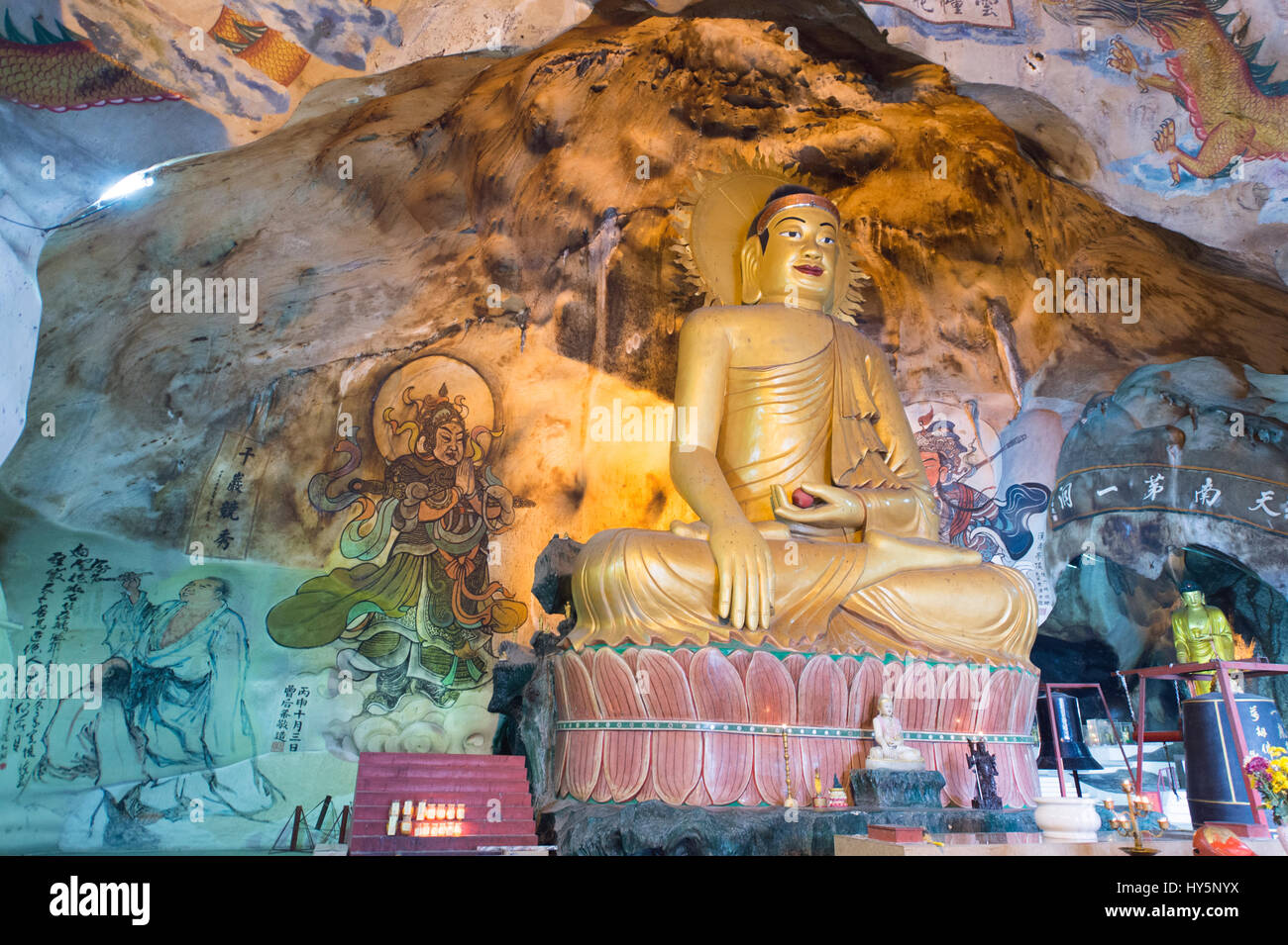 The Perak Tong. It is a Chinese Buddhist temple built within a ...