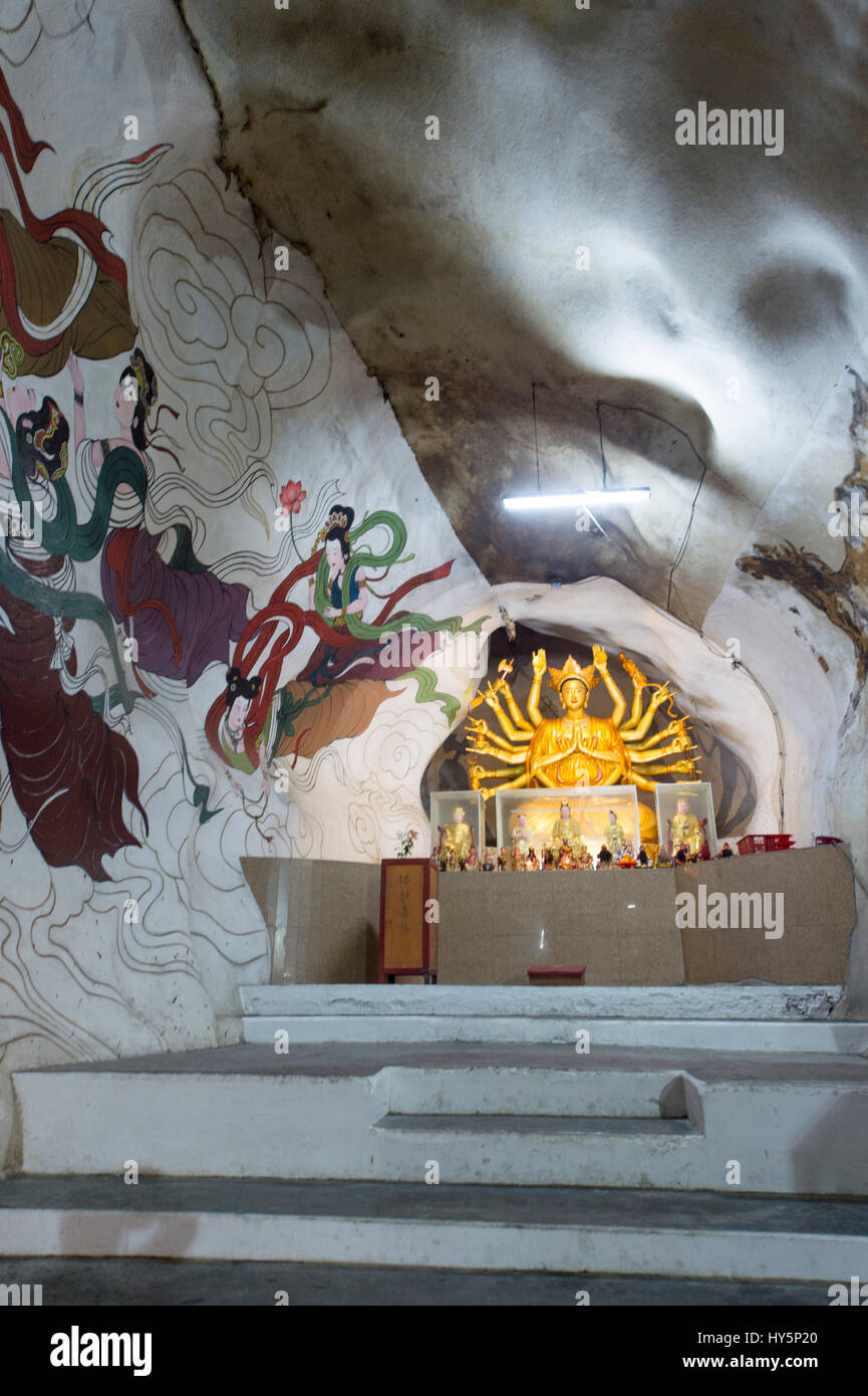 The Perak Tong. It is a Chinese Buddhist temple built within a ...